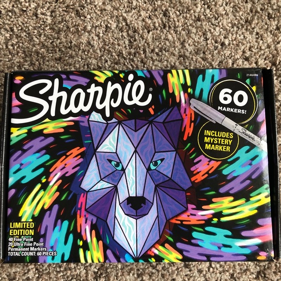 Other | Exclusive Set Of 6 Assorted Sharpie Permanent Markers New ...